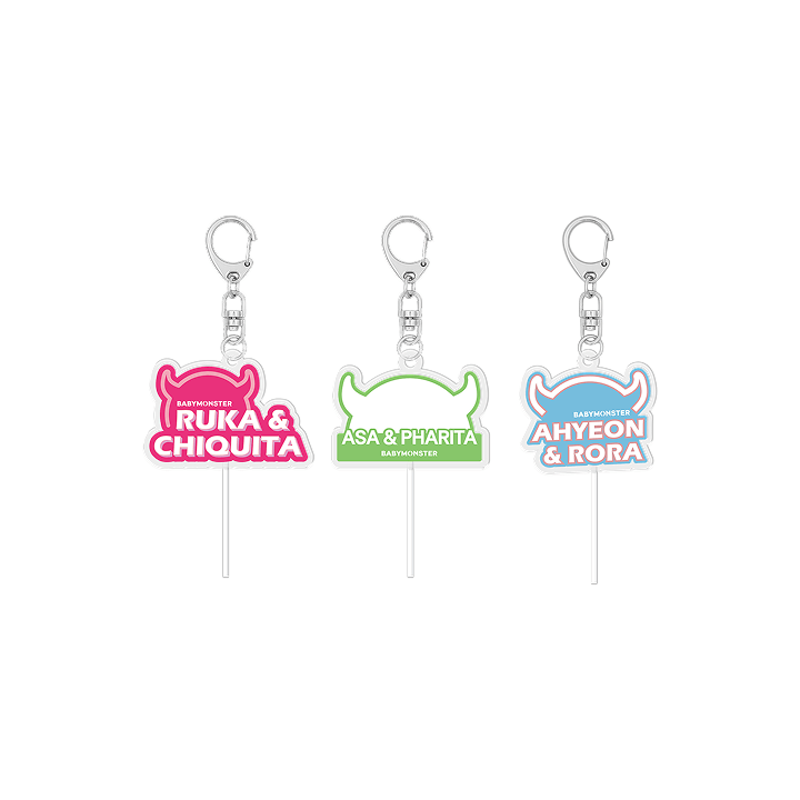 BABYMONSTER - BaeMon HOUSE Official MD Acrylic Keyring Set – Kpop Omo