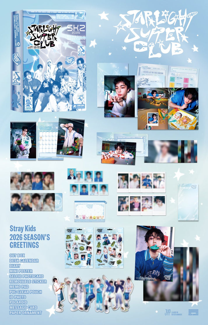 Stray Kids 2026 Season’s Greetings - STARLIGHT SUPPER CLUB – Kpop Omo