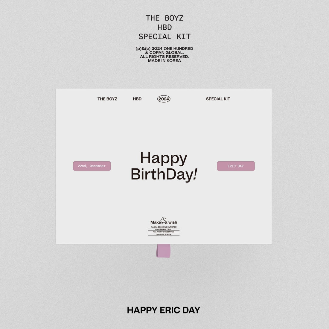 The Boyz - HBD Eric Special Kit – Kpop Omo