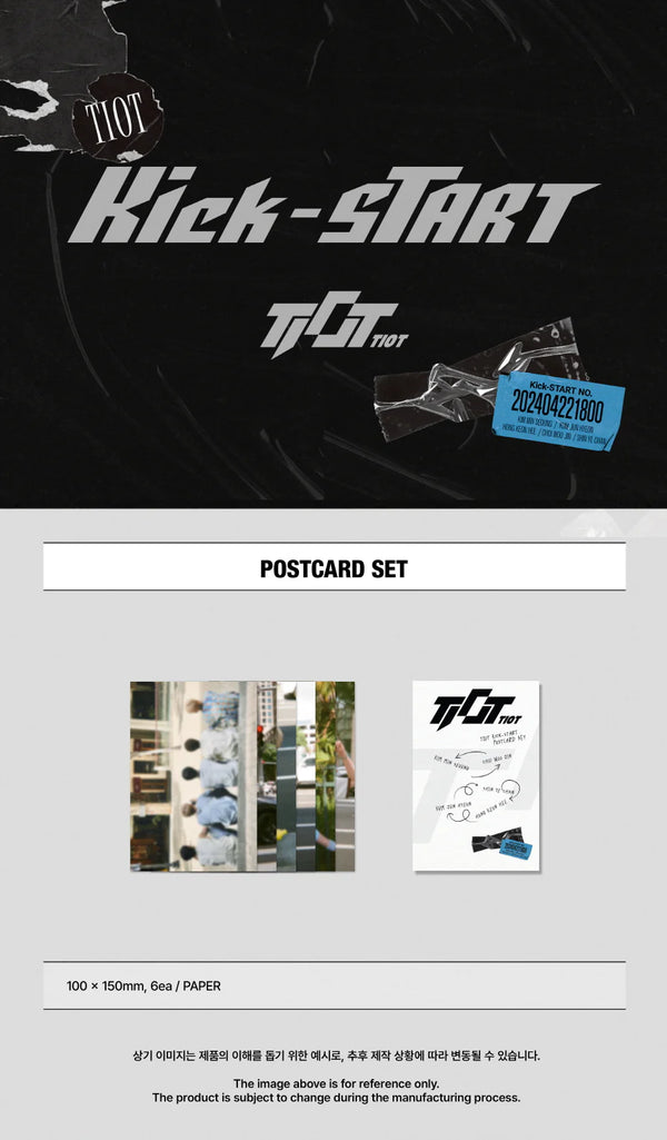 TIOT - KICK START OFFICIAL MD POSTCARD SET – Kpop Omo