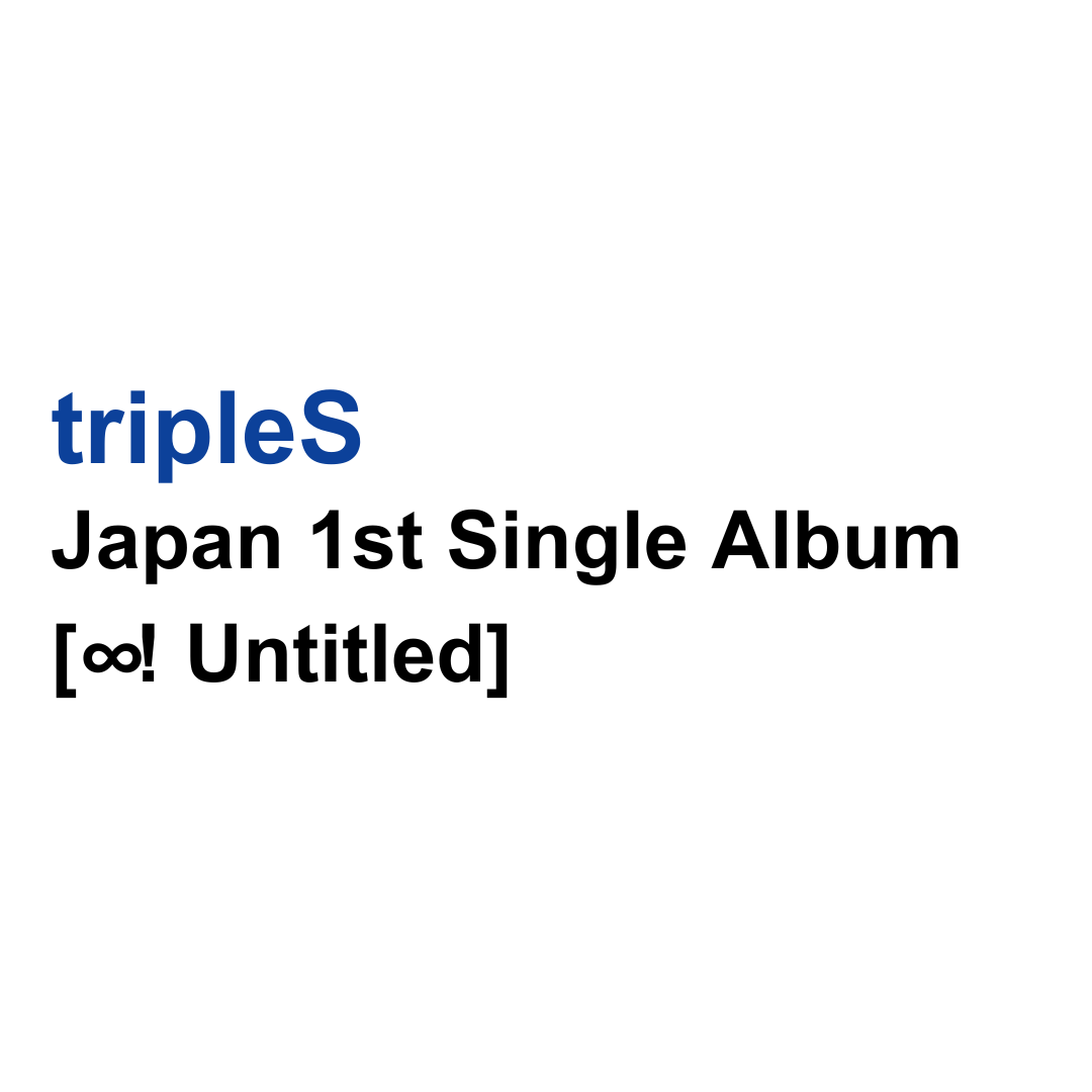 Triples - â ! Untitled Japan 1st Single Album – Kpop Omo