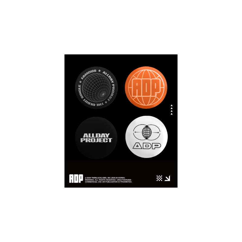 ALLDAY PROJECT - Famous Official MD PIN Button Set – Kpop Omo