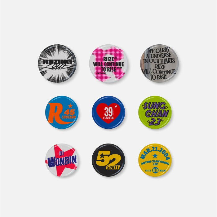 RIIZE - Riizing Loud 2025 Concert Tour in Seoul Official MD PIN Button ...