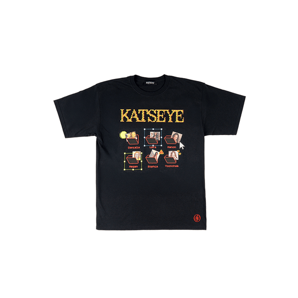 Katseye - internet girl official md s/s t-shirts (black) – Kpop Omo