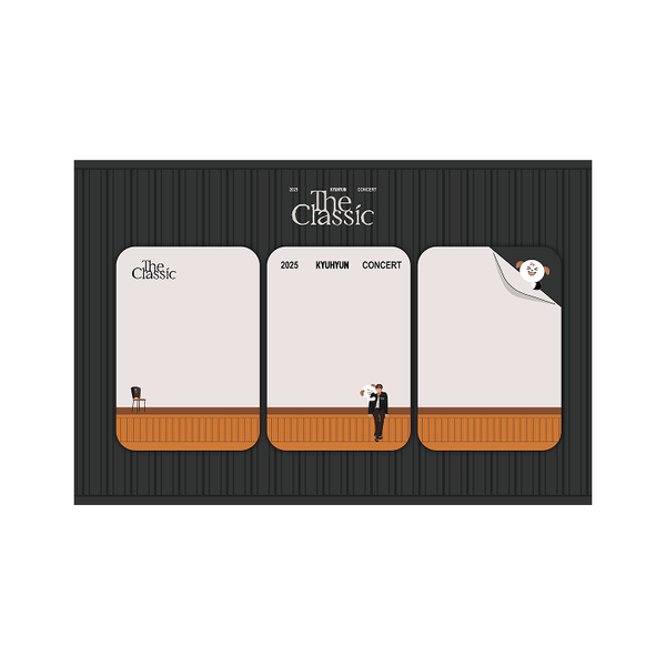 Kyuhyun - the classic 2025 concert official md sticky note set – Kpop Omo