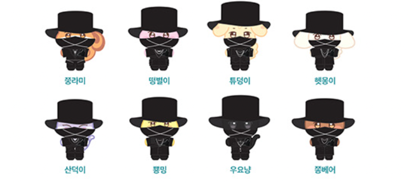 ATEEZ x ANITEEZ ADVENTURE - Character 2nd Merch Line – Kpop Omo