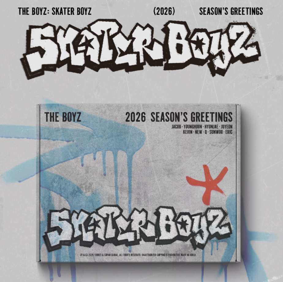 The boyz - skater boyz 2026 season's greetings – Kpop Omo