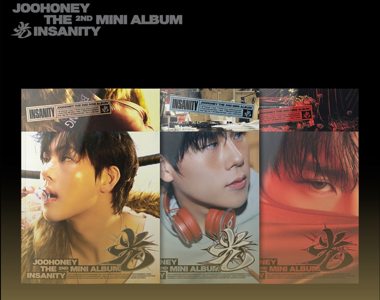 Monsta x joohoney - insanity 2nd mini album standard set – Kpop Omo