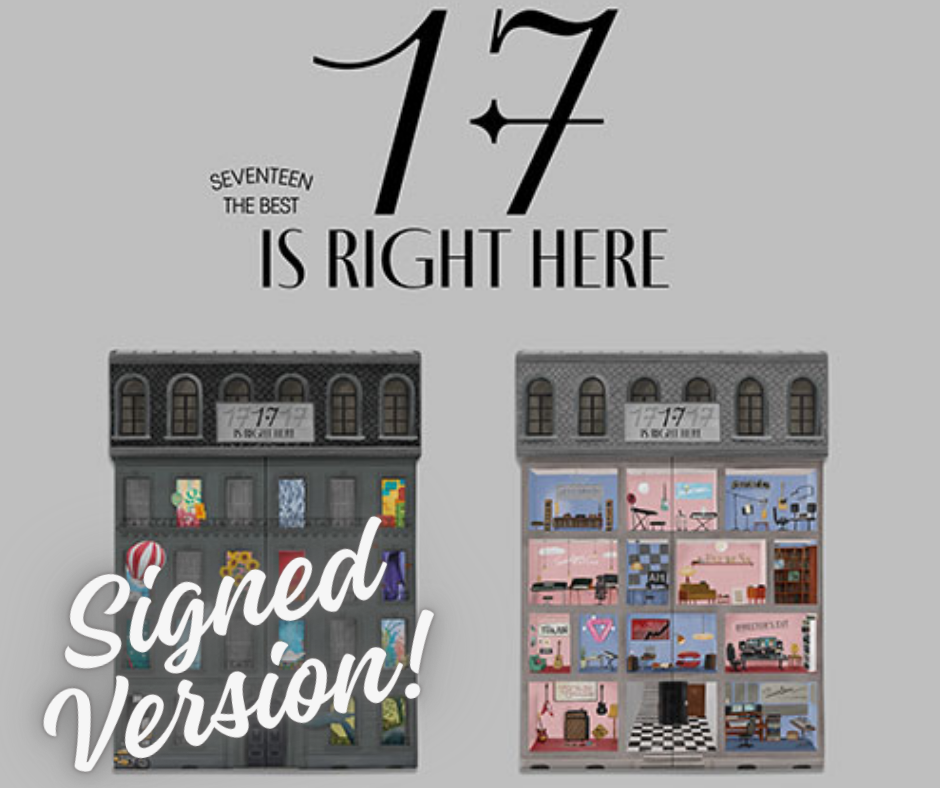 SEVENTEEN BEST ALBUM - '17 RIGHT HERE' (SIGNED ver.) – Kpop Omo