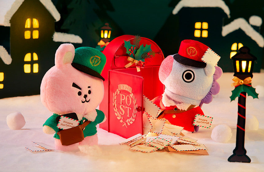 BTS x BT21 2022 Holiday Edition Standing Doll – Kpop Omo