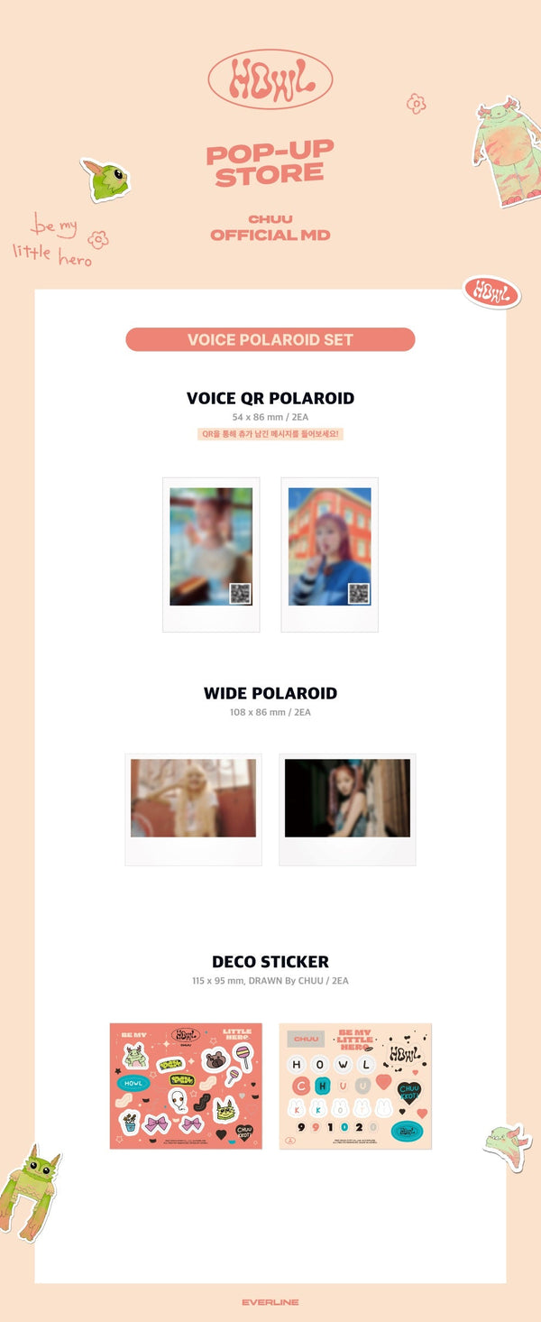 CHUU 1ST MINI ALBUM OFFICIAL MD - HOWL – Kpop Omo