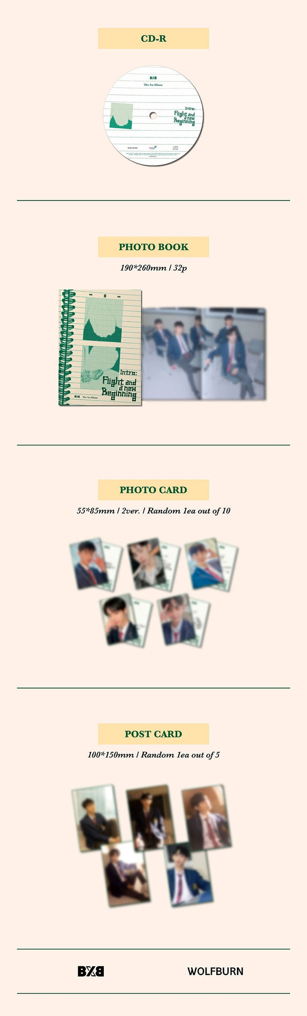 BXB Intro Album - Flight and a New Beginning – Kpop Omo