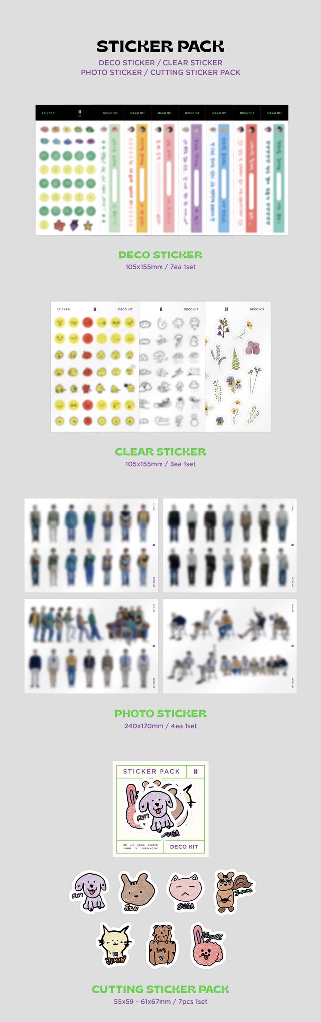 BTS - DECO KIT – Kpop Omo