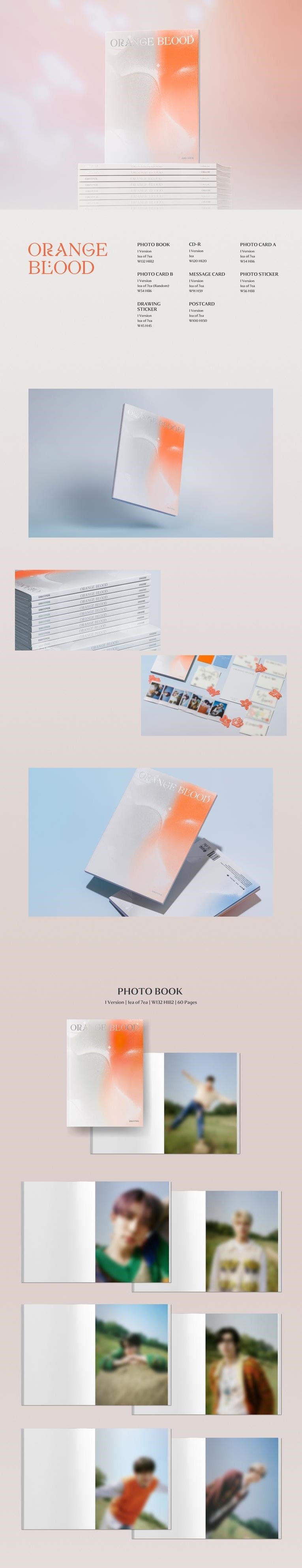 ENHYPEN 5TH MINI ALBUM - ORANGE BLOOD (ENGENE VER.) – Kpop Omo