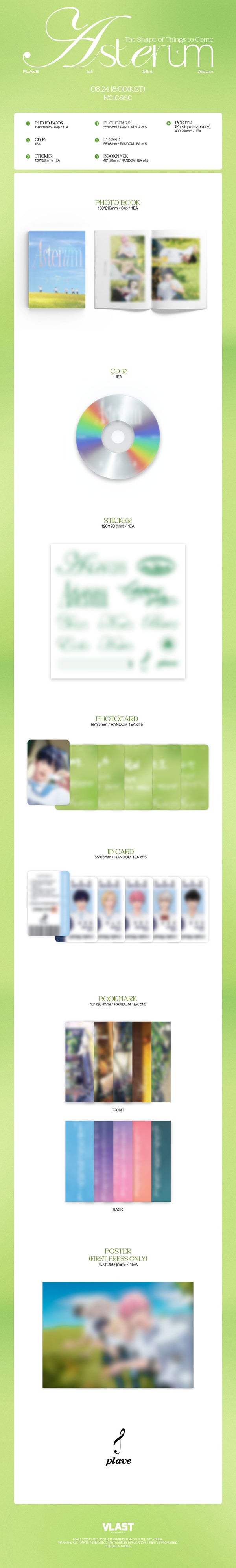 PLAVE 1ST MINI ALBUM - ASTERUM THE SHAPE OF THINGS TO COME – Kpop Omo