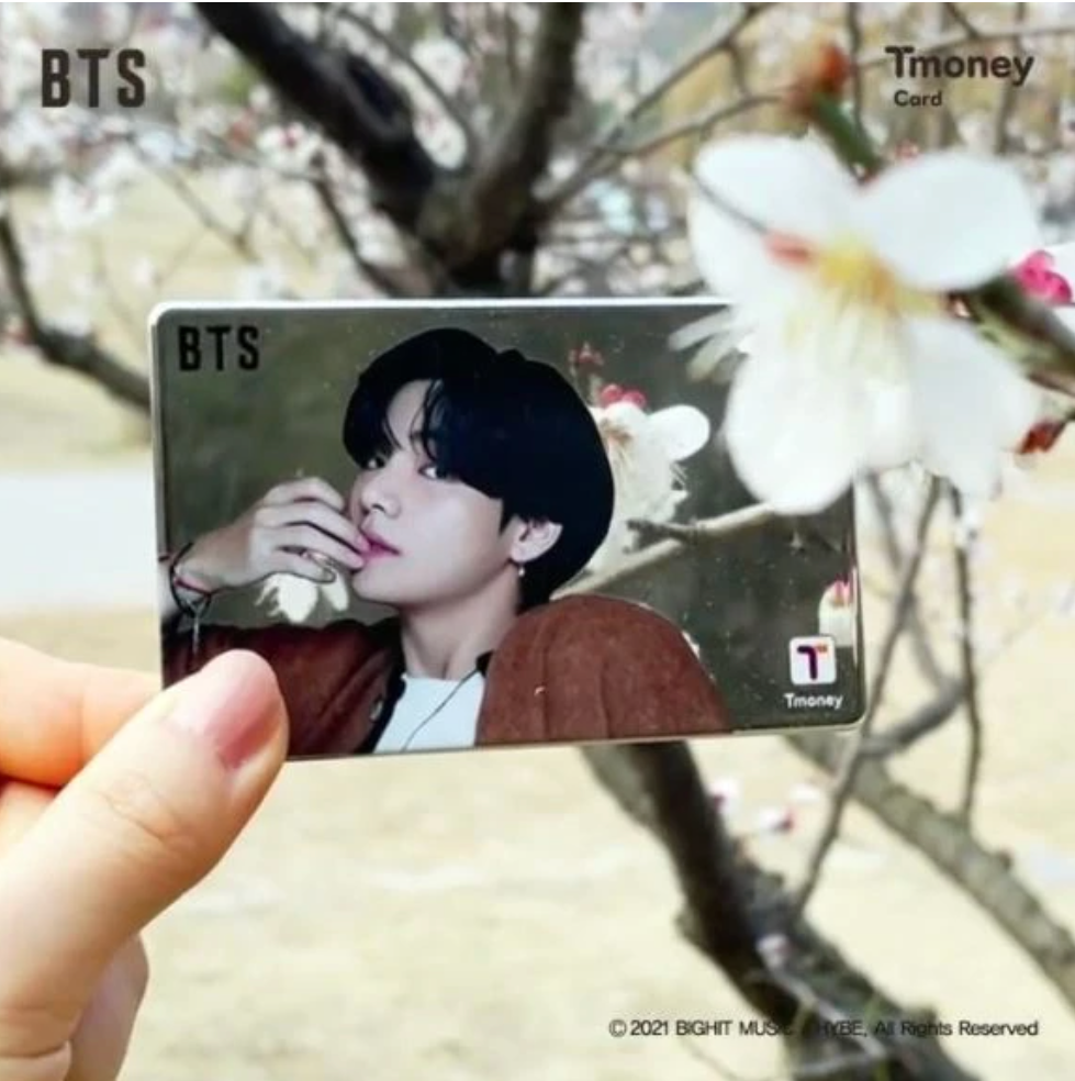 BTS x Official T-Money Mirror Card - 2021 Limited Edition version ...