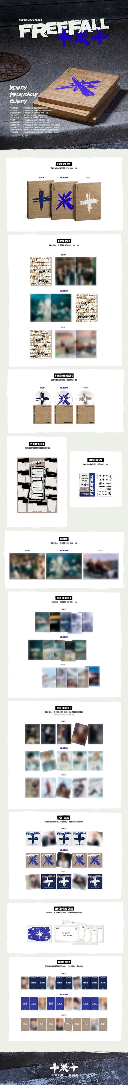 TXT 3rd Full Album - ì ´ë¦ ì ì ¥ The Name Chapter : Freefall – Kpop Omo