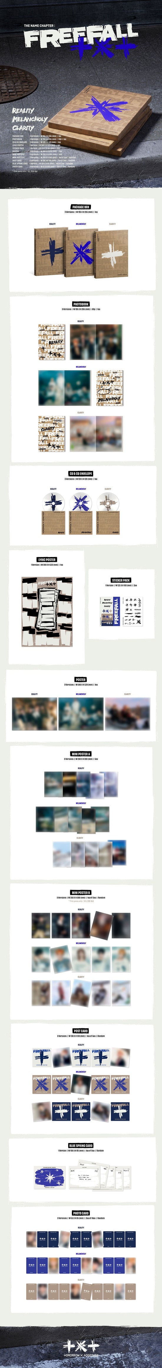 TXT 3rd Full Album - ì ´ë¦ ì ì ¥ The Name Chapter : Freefall – Kpop Omo