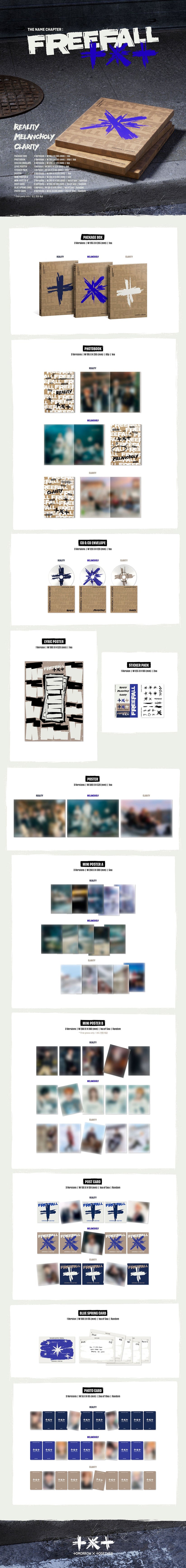 TXT 3rd Full Album - ì ´ë¦ ì ì ¥ The Name Chapter : Freefall – Kpop Omo