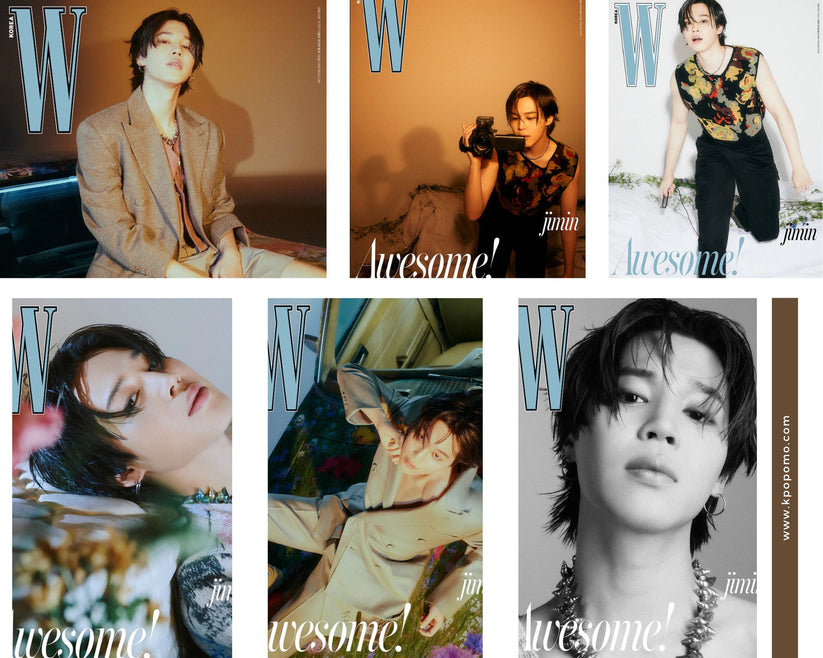 BTS Jimin On W Korea Magazine Cover (2023 Vol.2 Issue) – Kpop Omo
