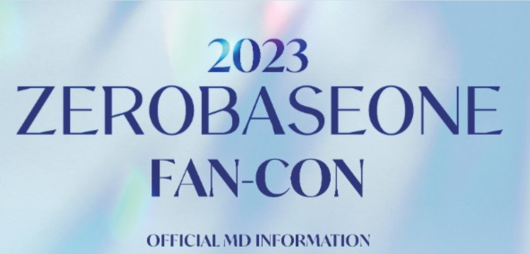 ZEROBASEONE OFFICIAL MD - 2023 FAN CON – Kpop Omo