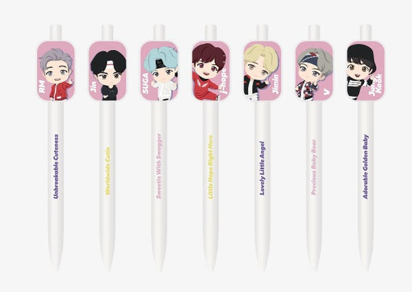 Official BTS x TinyTan Gel Pen – Kpop Omo