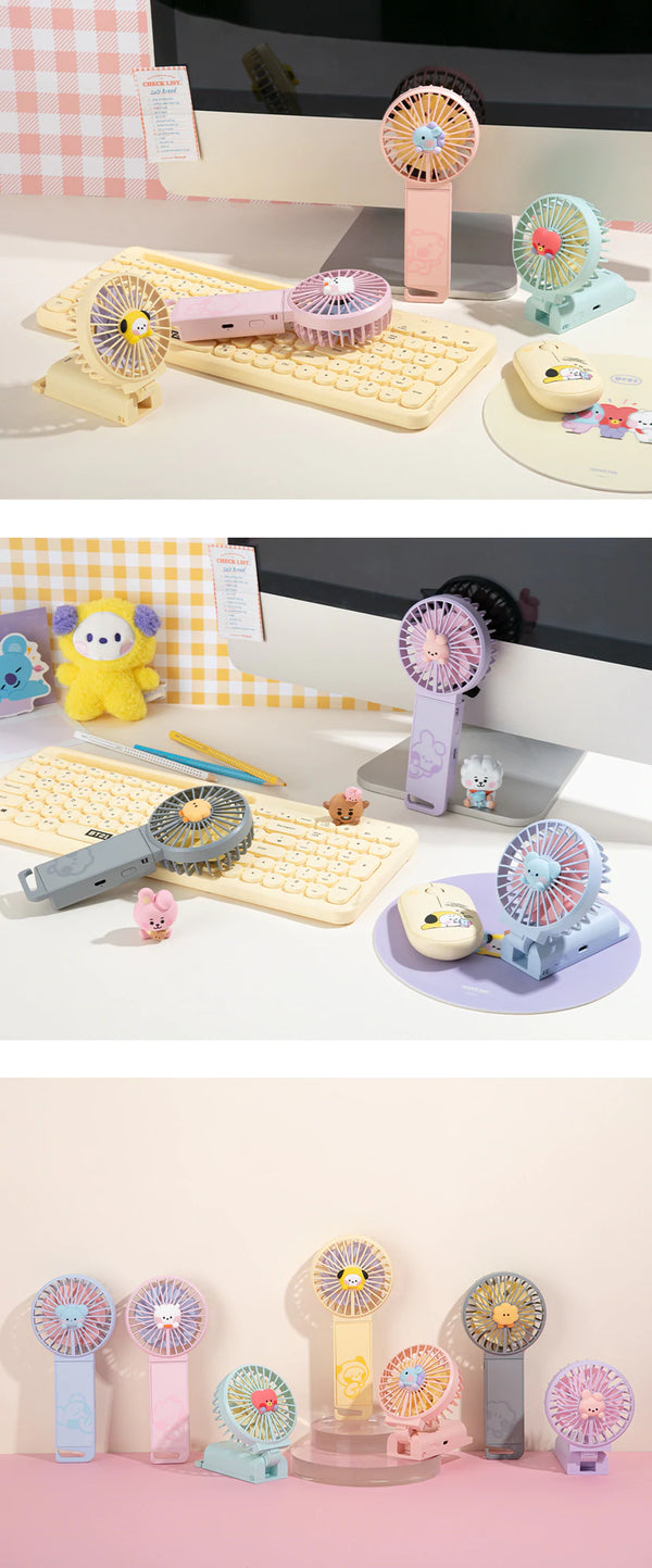 BTS x BT21 - MININI 3WAY HANDY FAN – Kpop Omo