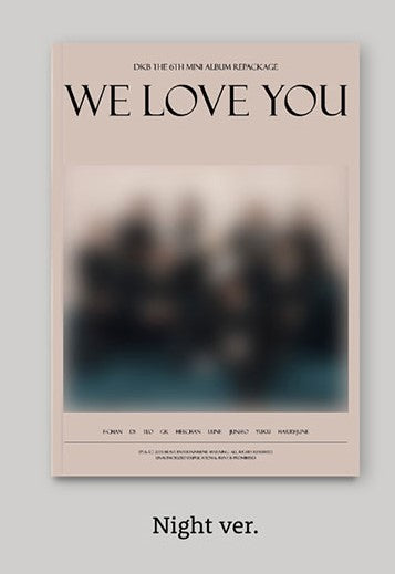 DKB 6TH MINI REPACKAGE ALBUM - WE LOVE YOU – Kpop Omo