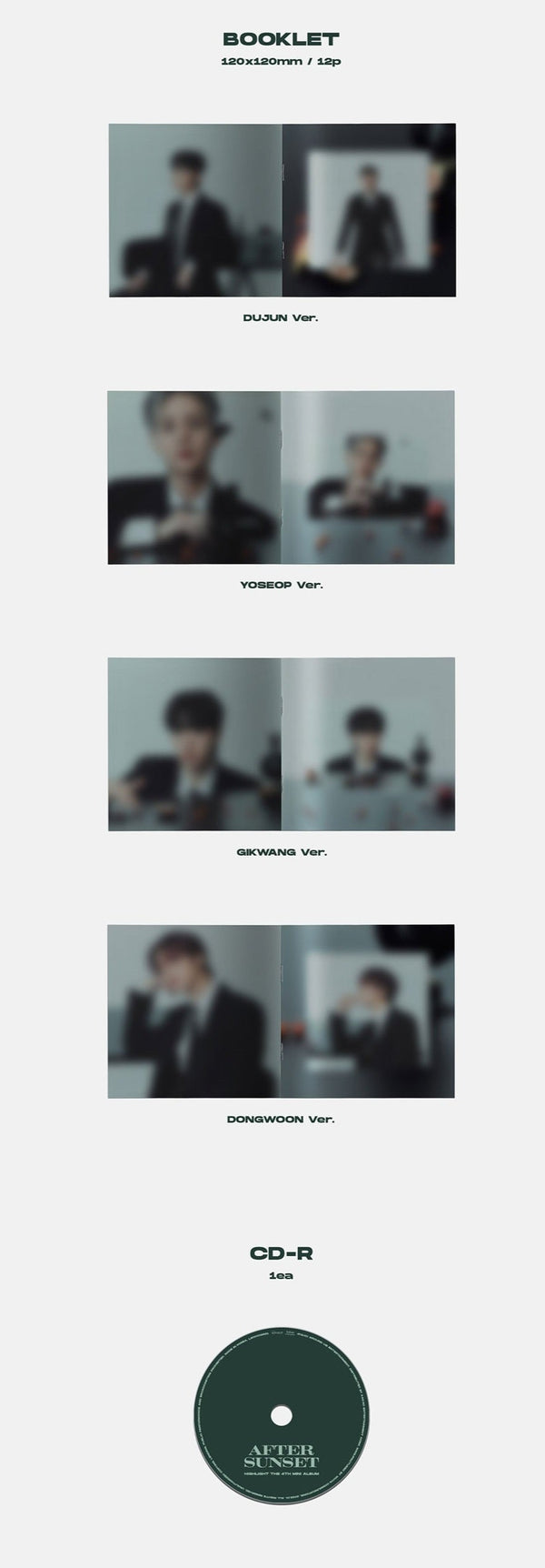 Highlight 4th Mini Album - AFTER SUNSET (Jewel Version) – Kpop Omo