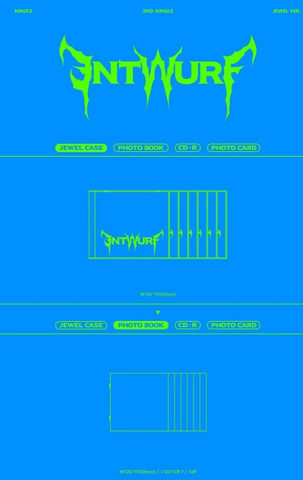 NMIXX 2ND SINGLE ALBUM - ENTWURF (JEWEL CASE VER.) – Kpop Omo