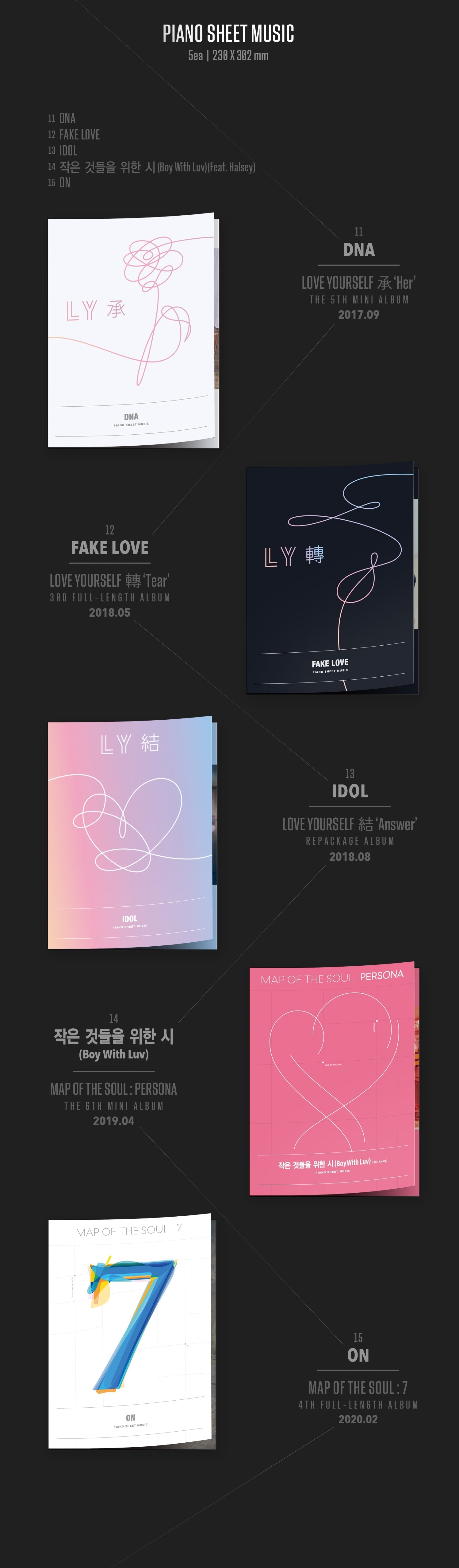 BTS Piano Sheet Music - Anthology 3-4 – Kpop Omo